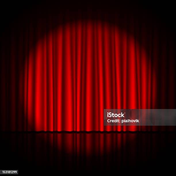 Spotlight On Stage 무대 커튼에 대한 스톡 벡터 아트 및 기타 이미지 무대 커튼 커튼 Theatrical