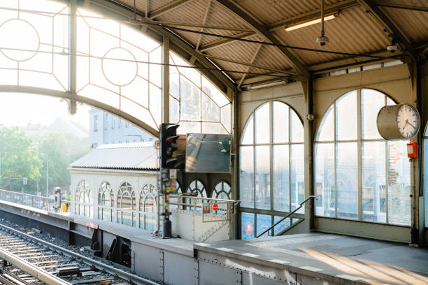 Free Stock Photo of Sunlight Streaming Through Windows at Train Station ...