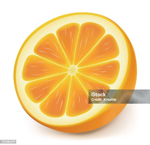 Photorealistic Orange Slice向量圖形及更多健康飲食圖片 健康飲食 剪裁圖 大自然 Istock