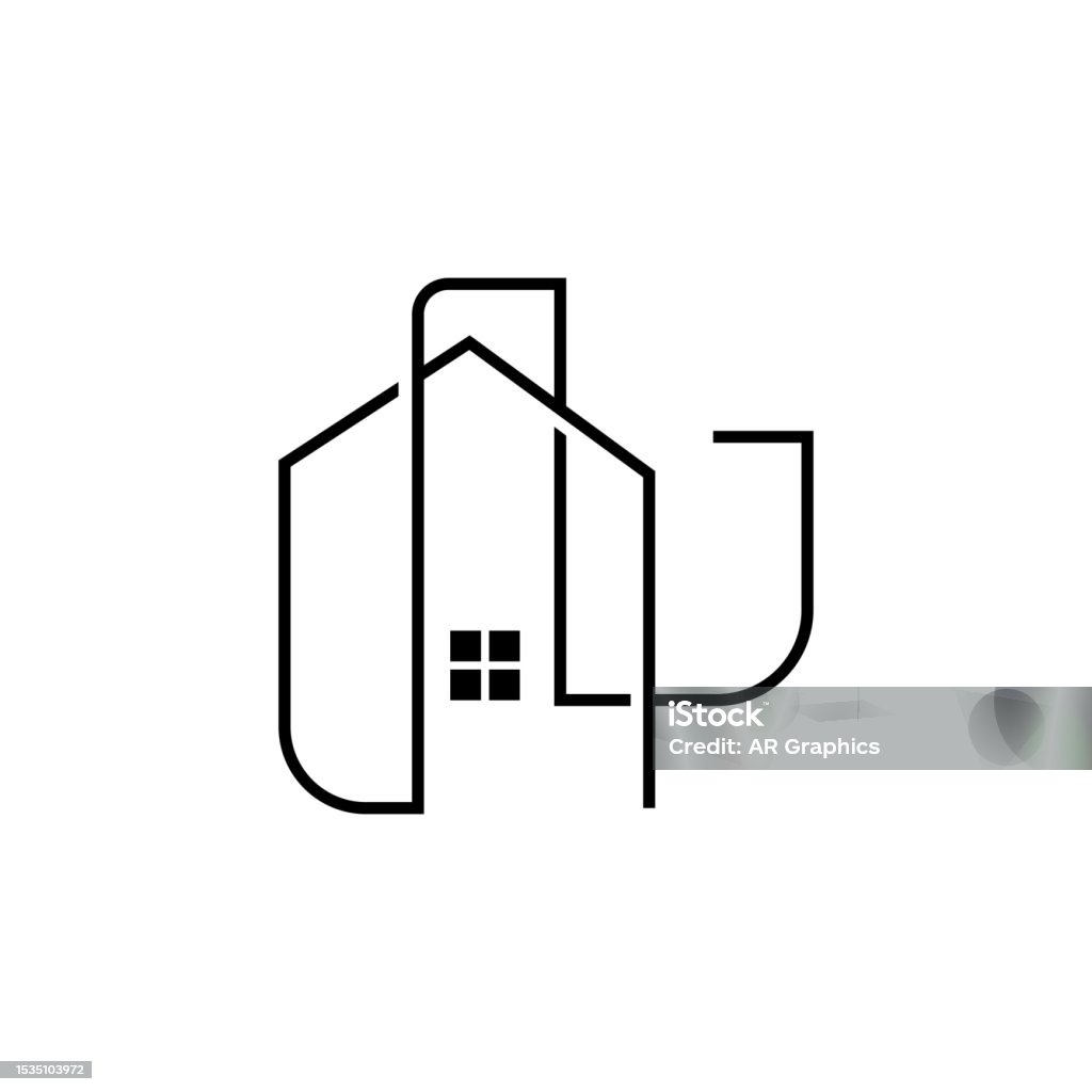Logo Skyline Conception Moderne Simple De Gratteciel Bâtiments