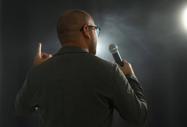 Free Stock Photo of A man on a stage with a microphone | Download Free ...