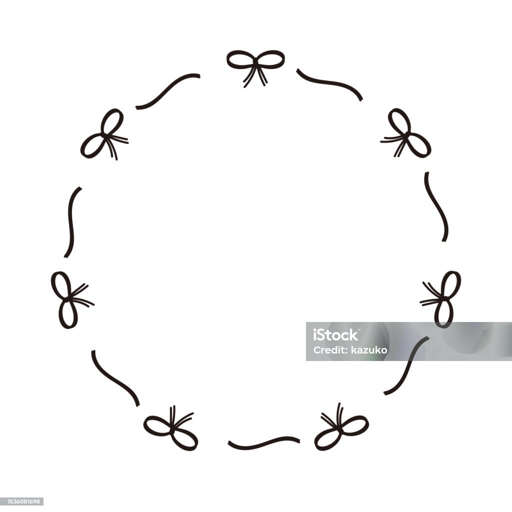 Simple Ribbon Circle Frame Stock Illustration - Download Image Now ... Simple Ribbon Circle Frame Stock Illustration - Download Image Now ...