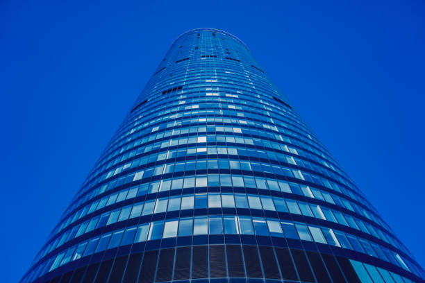 Free Stock Photo of Tall Building With Large Blue Wall | Download Free ...