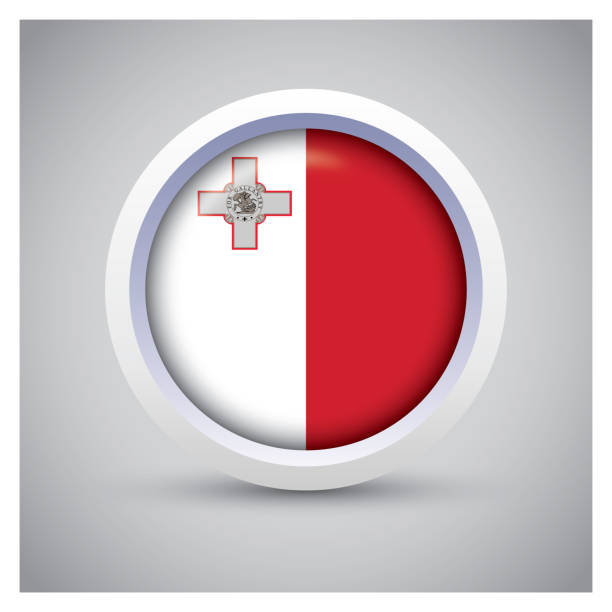 30 Malta Flag Pin Map Icon Vector Illustration Stock Illustrations