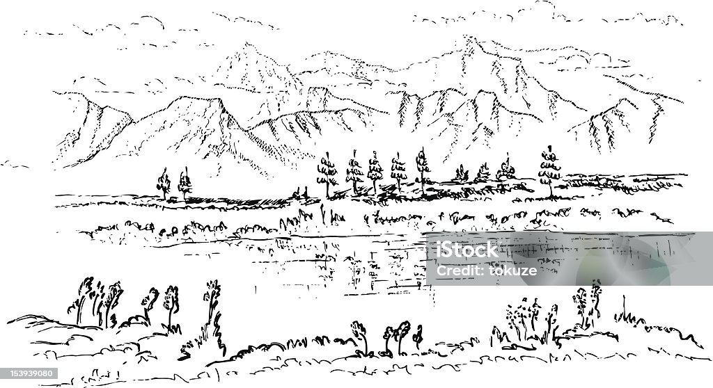 Sketsa Lanskap Gunung Dan Danau Ilustrasi Stok - Unduh Gambar Sekarang ... Sketsa Lanskap Gunung Dan Danau Ilustrasi Stok - Unduh Gambar Sekarang ...