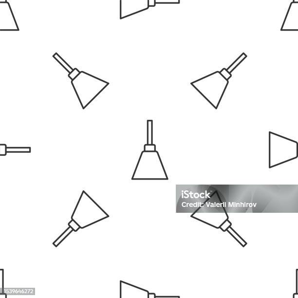 Ligne Grise Icône De Lustre Isolé Motif Sans Couture Sur Fond Blanc