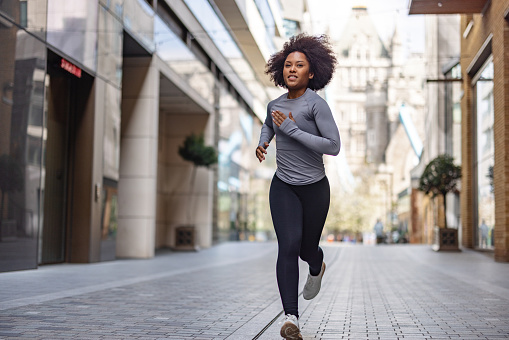 Africanamerican Woman Runner Practicing Outdoors Stock Photo - Download ... Africanamerican Woman Runner Practicing Outdoors Stock Photo - Download ...