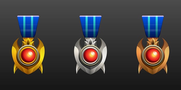 Gold Silver Bronze Game Gui Winner Badgesenhance Your Game Ui Design ... Gold Silver Bronze Game Gui Winner Badgesenhance Your Game Ui Design ...