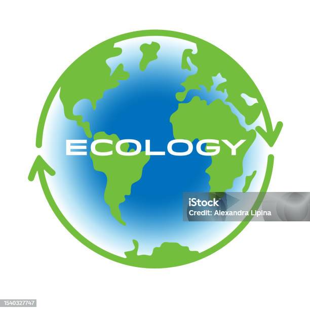Logo Réaliste De Protection De Lenvironnement Icône De La Terre