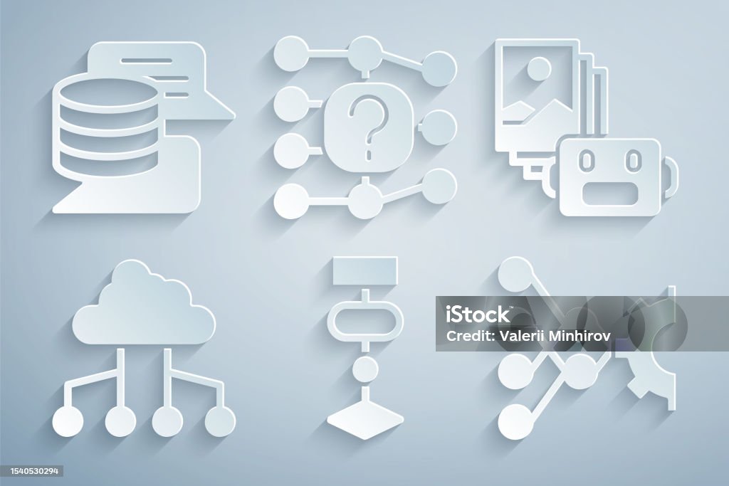 Set Algorithm Artificial Intelligence Robot Network Cloud Connection