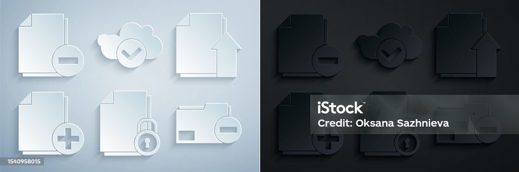 Set Document And Lock Upload File Document Add New Folder With Minus ... Set Document And Lock Upload File Document Add New Folder With Minus ...