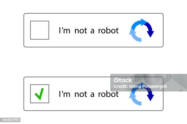 Captcha Icons Web Site Protection Person Verification Im Not A Robot