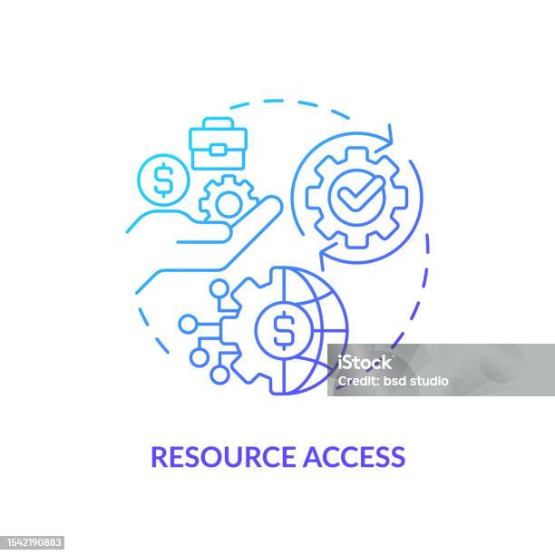 Linear Resource Access Icon Fdi Concept Stock Illustration - Download ... Linear Resource Access Icon Fdi Concept Stock Illustration - Download ...