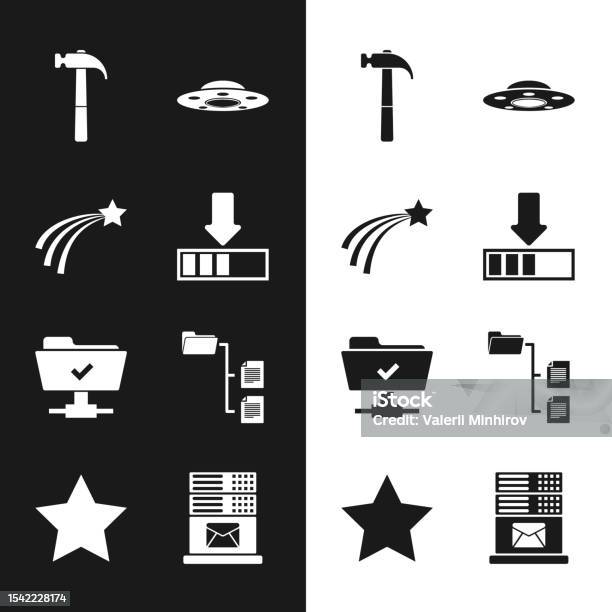Set Loading Falling Star Hammer Ufo Flying Spaceship Ftp Operation ... Set Loading Falling Star Hammer Ufo Flying Spaceship Ftp Operation ...