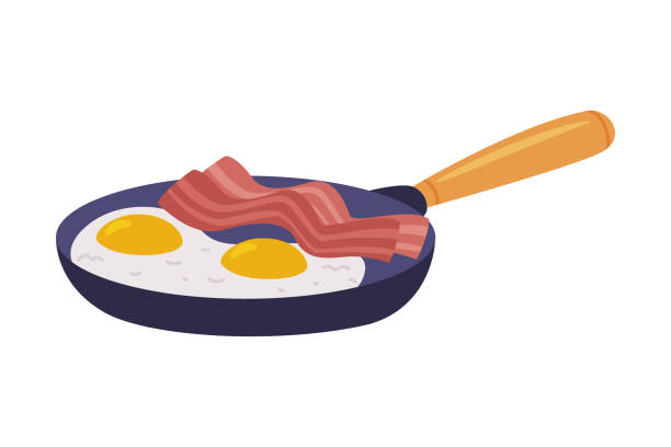 Scrambled Eggs And Bacon Clip Art