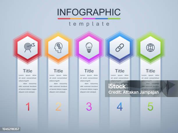 Template Desain Modern Untuk Menyajikan Informasi Pemasaran Atau