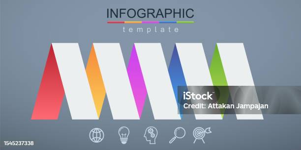 Template Desain Modern Untuk Menyajikan Informasi Pemasaran Atau
