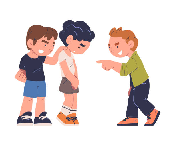 Sad Children Clip Art