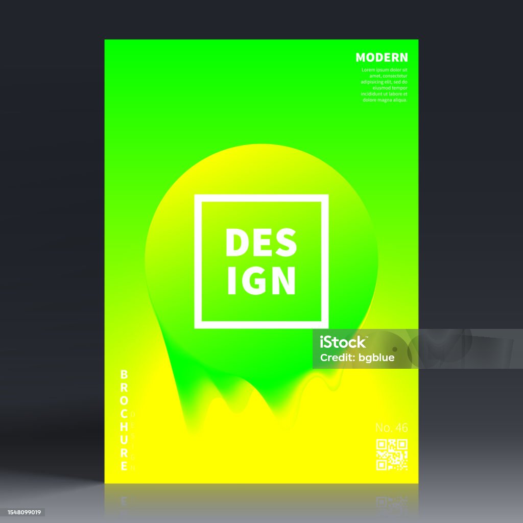 Brochure Template Layout Green Cover Design Business Annual Report