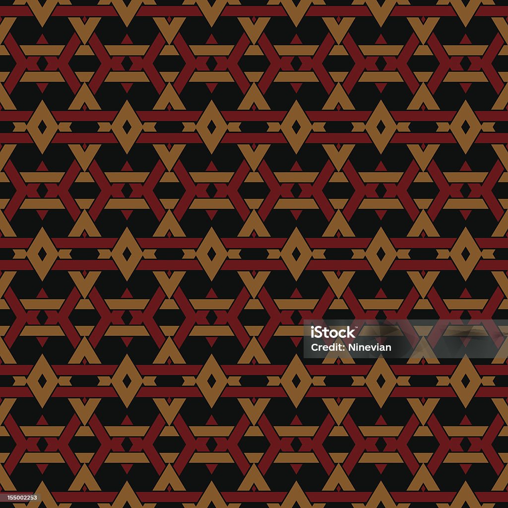 Ethnic Modern Geometric Seamless Pattern Ornament Background Stock