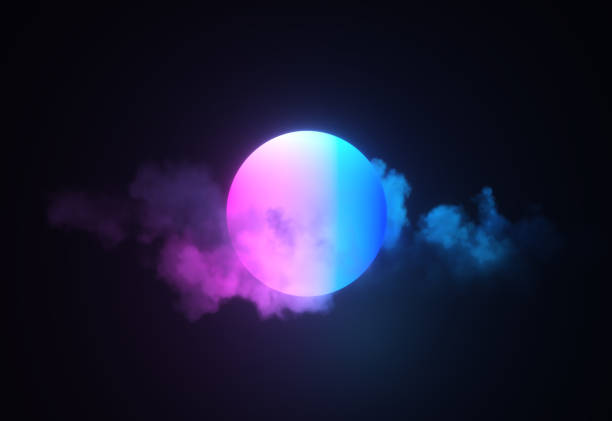 Free Stock Photo of Full Moon Illuminating Dark Sky With Clouds ...