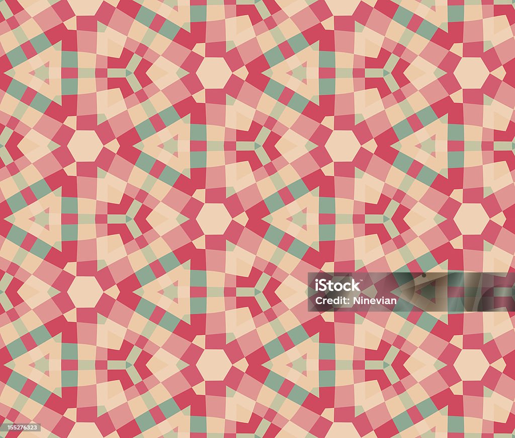 Ethnic Modern Geometric Seamless Pattern Ornament Stock Illustration