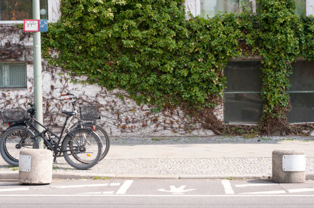 Free Stock Photo of Bicycle Chained to Pole on City Street | Download ...