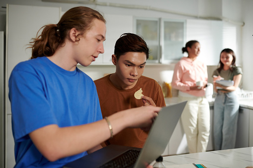 Students Discussing Programming Code Stock Photo - Download Image Now ... Students Discussing Programming Code Stock Photo - Download Image Now ...
