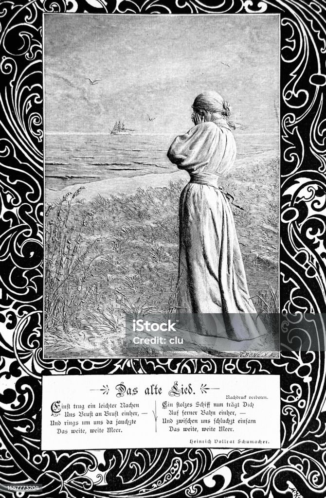 Frau Trauert Um Die Abreise Ihres Seemannsmannes Gedicht Das Alte Lied ... Frau Trauert Um Die Abreise Ihres Seemannsmannes Gedicht Das Alte Lied ...