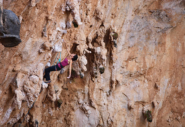 Free picture: Mountain climbers climbing on sandstone cliff in Grand ...