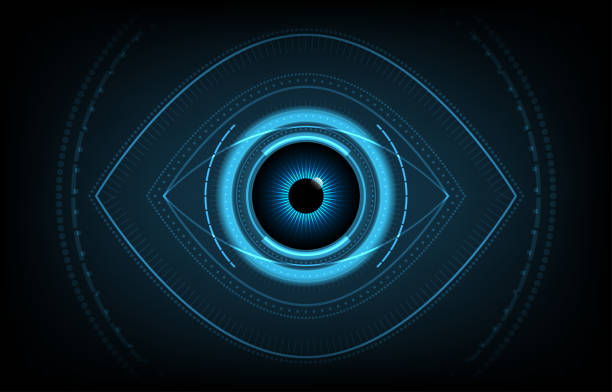 Free Stock Photo of Digital Eye - Abstract Technology Background ...