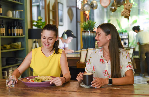 Free Stock Photo of Two people dining in a rustic cafe | Download Free ...