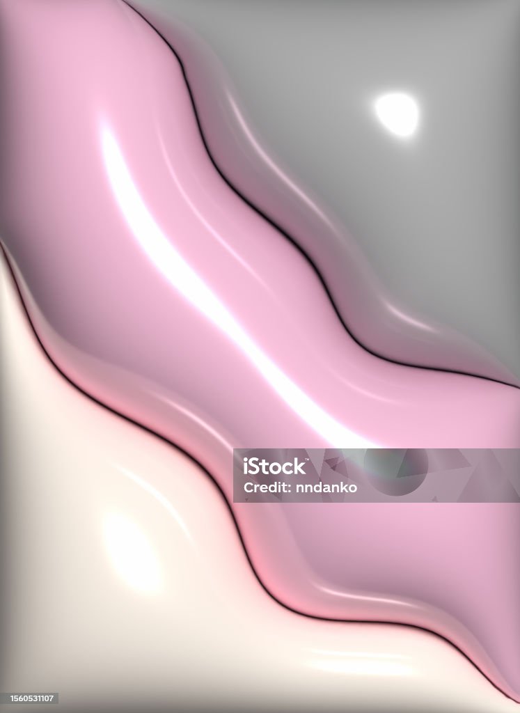 Latar Belakang Abstrak Dengan Garis Lengkung Ilustrasi Rendering 3d