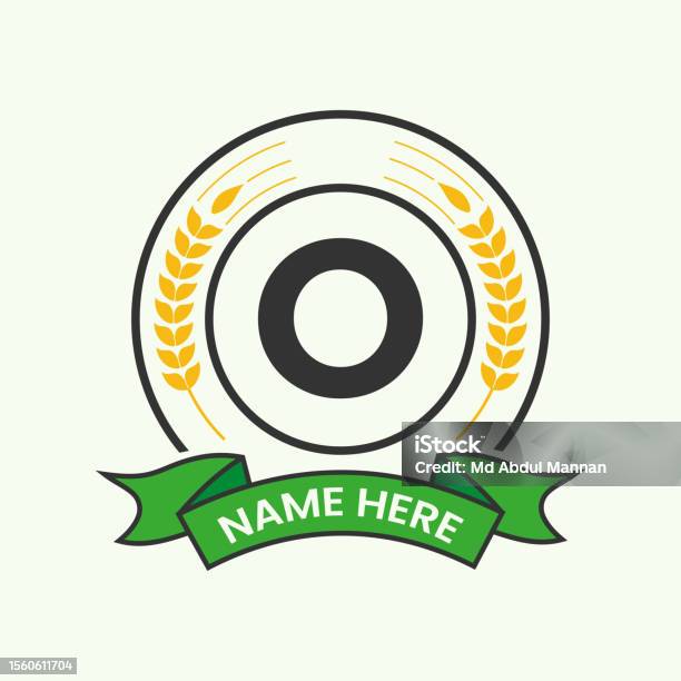 Logo De Lagriculture Sur Le Concept Letter O Agro Farming Logotype Pour