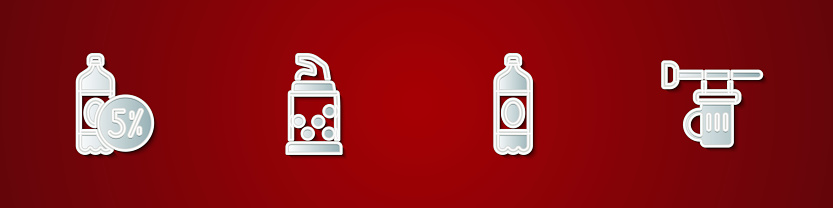 Set Bouteille De Bière Ouvrebouteille Bière En Plastique Et Panneau