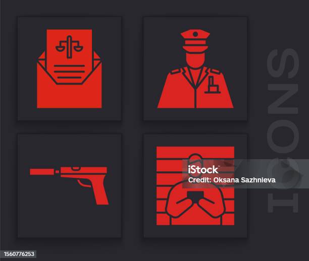 Ilustración de Establezca El Icono De Sospechoso Criminal Citación ... Ilustración de Establezca El Icono De Sospechoso Criminal Citación ...