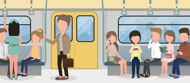 Free Stock Photo of Group of People Sitting on a Train | Download Free ...