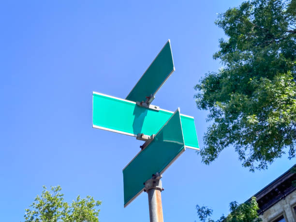 Free Stock Photo of Urban scene with dual one-way street signs ...