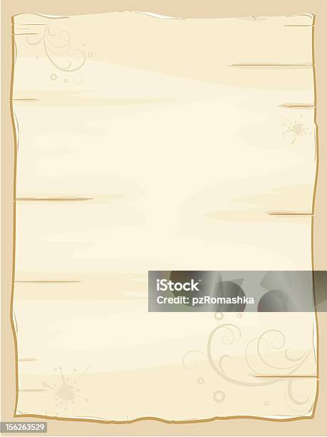 Selembar Kertas Tua Yang Usang Ilustrasi Stok Unduh Gambar Sekarang Barang Antik Kuno