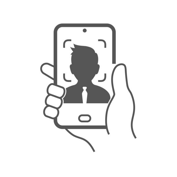 60 Older Male Selfie Stock Illustrations Royalty Free Vector Graphics