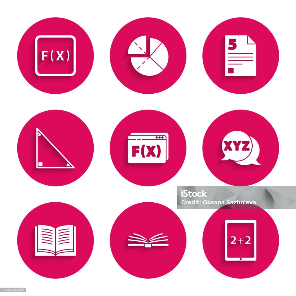 Set Function Mathematical Symbol Open Book Tablet With Calculator Xyz ... Set Function Mathematical Symbol Open Book Tablet With Calculator Xyz ...