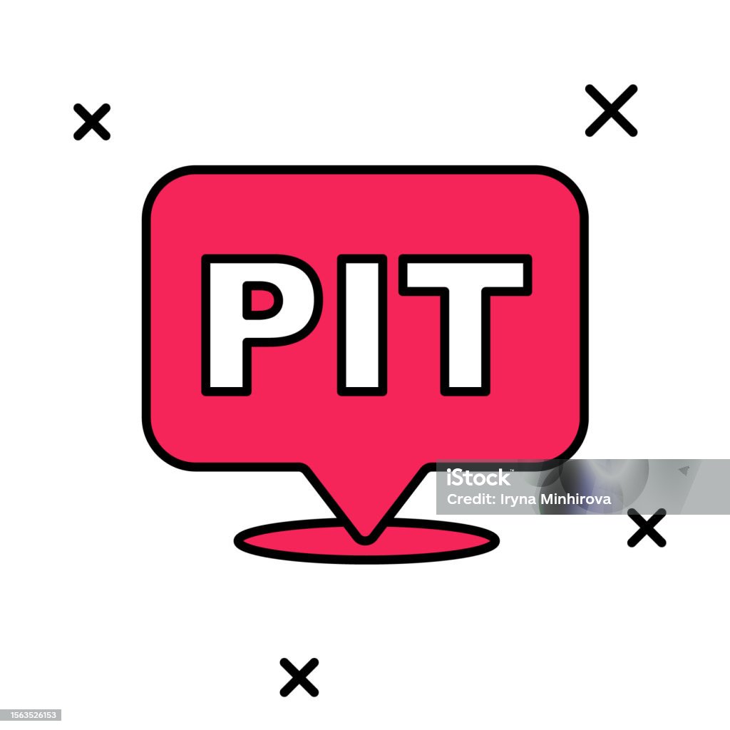 Filled Outline Pit Stop Icon Isolated On White Background Vector Stock ... Filled Outline Pit Stop Icon Isolated On White Background Vector Stock ...