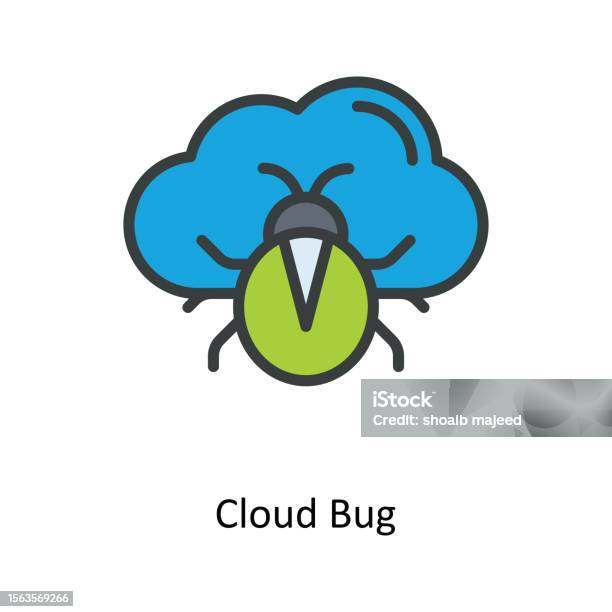 Garis Besar Isi Vektor Cloud Bug Ilustrasi Desain Ikon Simbol Keamanan ... Garis Besar Isi Vektor Cloud Bug Ilustrasi Desain Ikon Simbol Keamanan ...