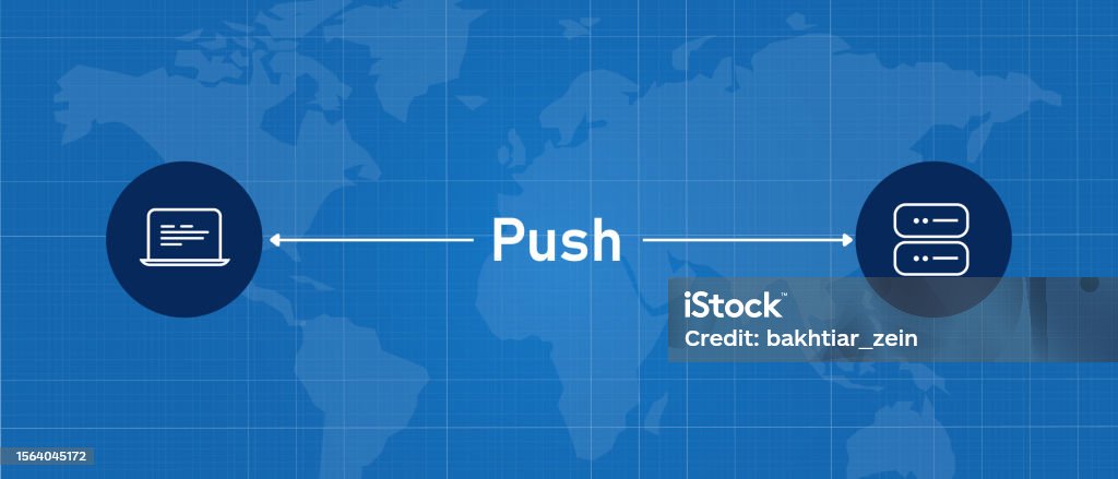 Ilustración de Websocket Push Data Bidireccional Para Un Esquema De ... Ilustración de Websocket Push Data Bidireccional Para Un Esquema De ...