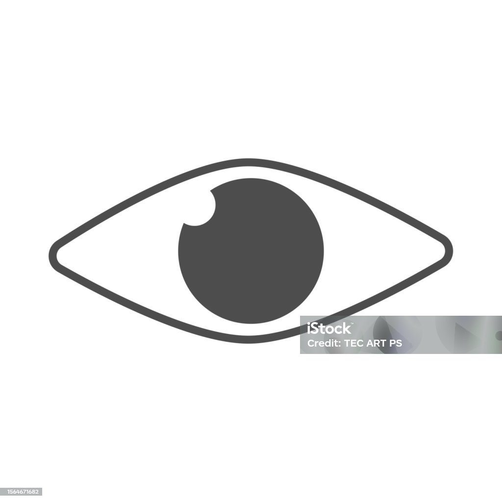 Ilustración De Icono Plano De Vector De Ojo Humano Y Más Vectores