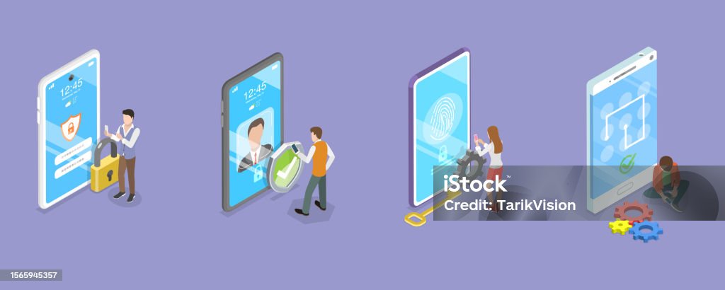 Ilustrasi Konseptual Vektor Datar Isometrik 3d Identifikasi Dan ... Ilustrasi Konseptual Vektor Datar Isometrik 3d Identifikasi Dan ...