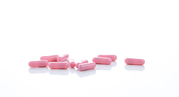 Free Stock Photo of Close Up of Pink Pills on White Surface | Download ...