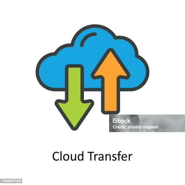 Garis Besar Isi Vektor Transfer Cloud Ilustrasi Desain Ikon Jaringan ... Garis Besar Isi Vektor Transfer Cloud Ilustrasi Desain Ikon Jaringan ...