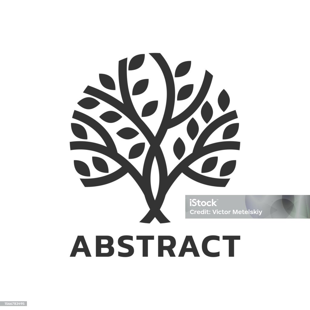 Logo Ou Icône De Larbre Symbole Écologique Et Organique Moderne Nature