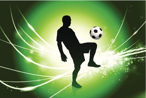 Soccer Player 광선로 배경기술 경쟁에 대한 스톡 벡터 아트 및 기타 이미지 경쟁 공 스포츠 장비 광섬유의